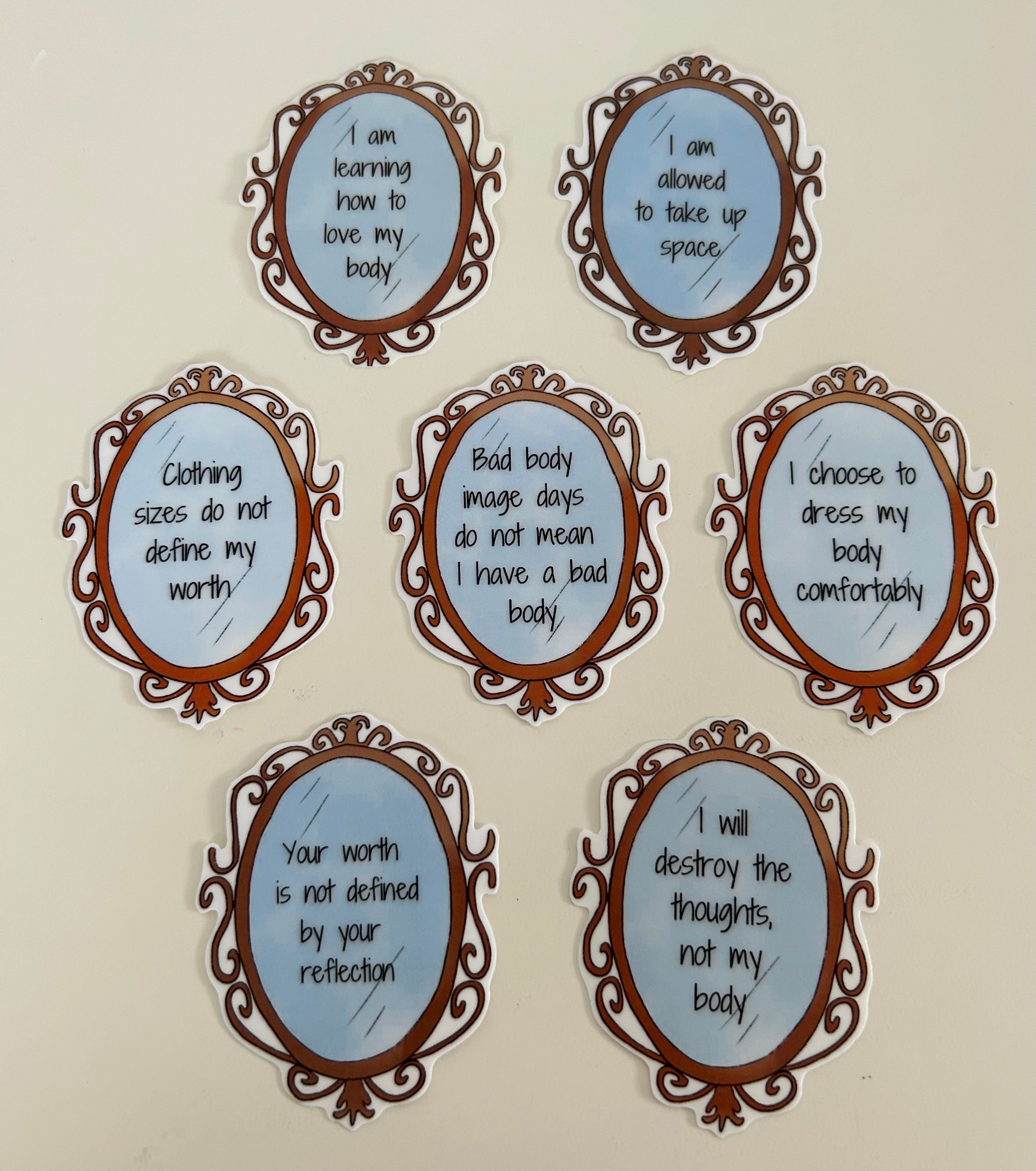 Mirror Affirmation Stickers – Reminders by Amber