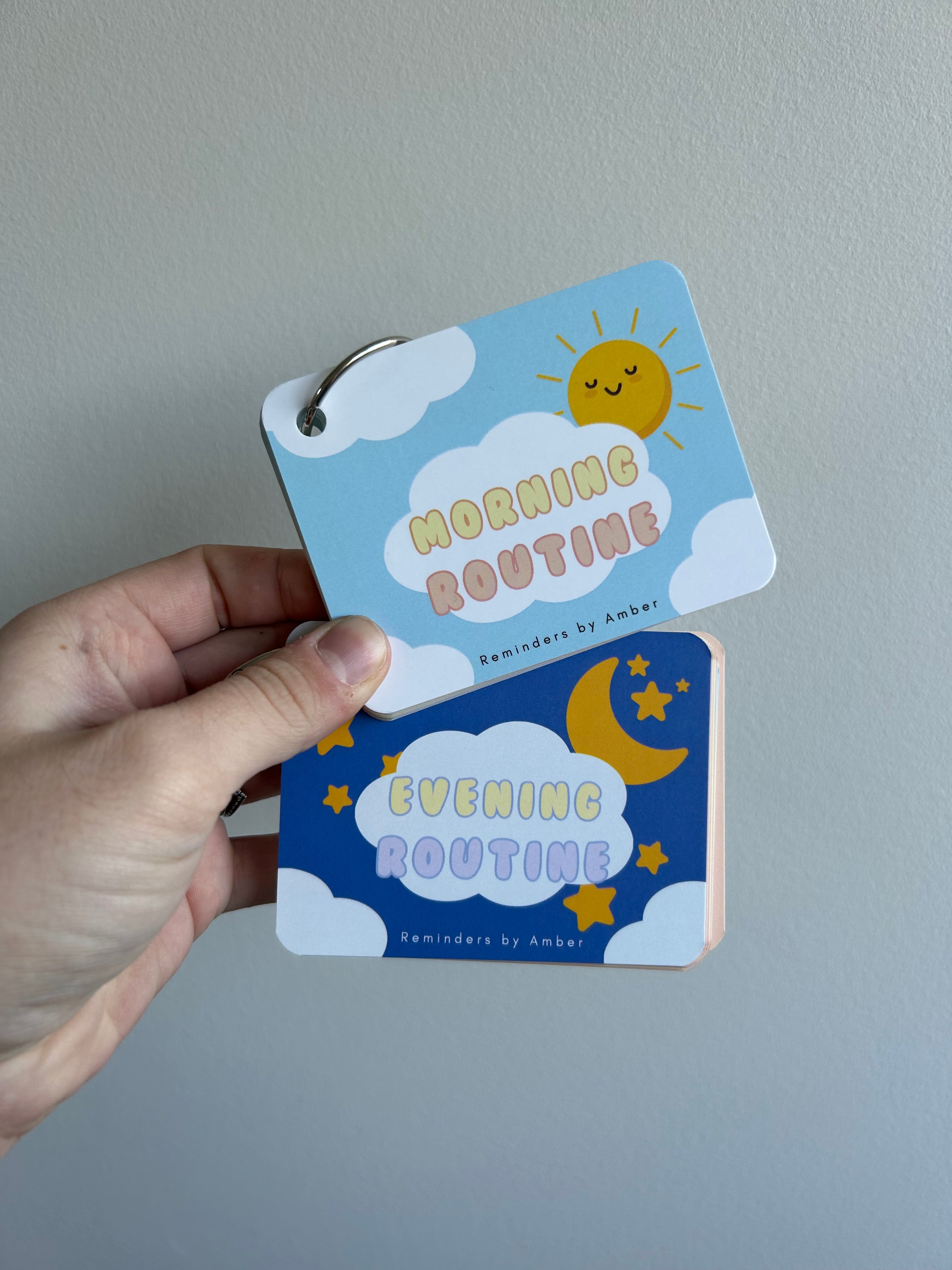 Daily Routine Cards - Predesigned Sets – Reminders by Amber