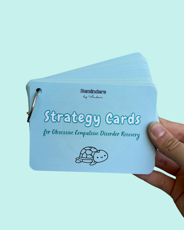 OCD Strategy Cards – Reminders by Amber
