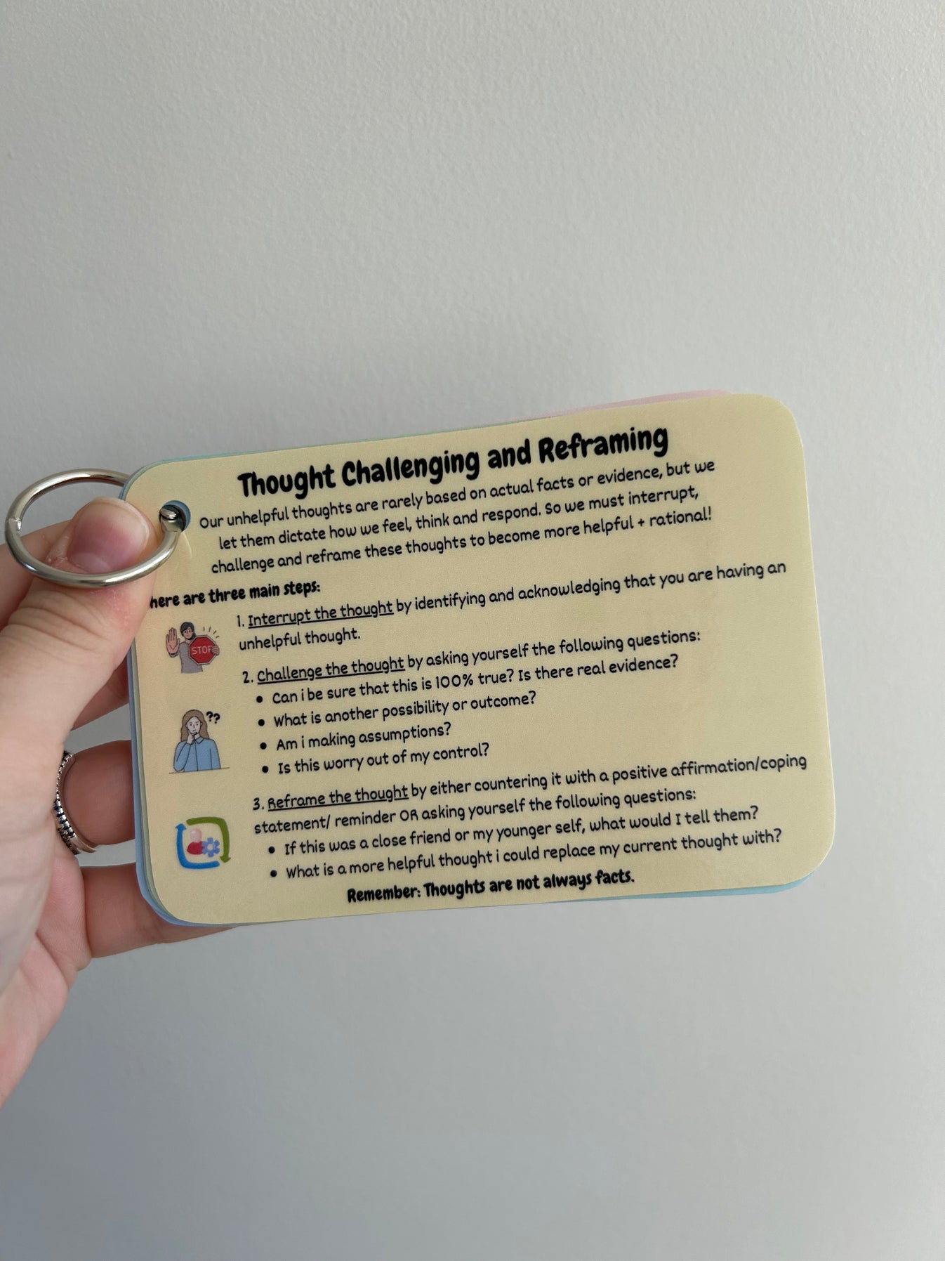 Coping Skills Cards – Reminders by Amber