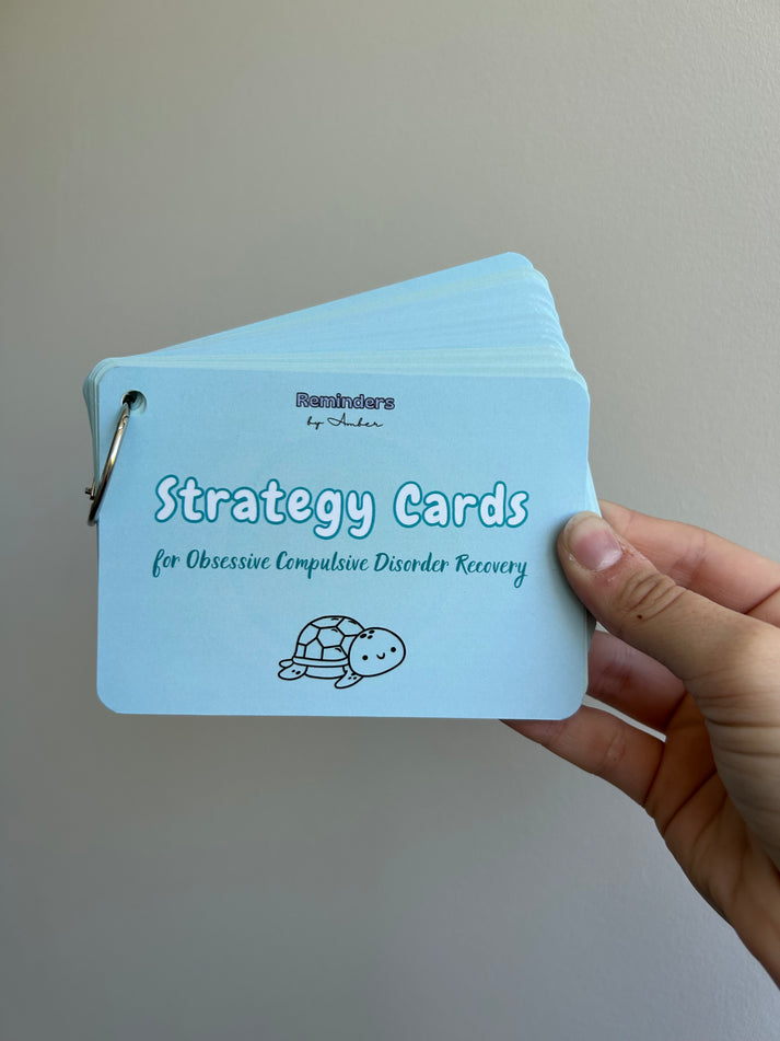 OCD Strategy Cards – Reminders by Amber