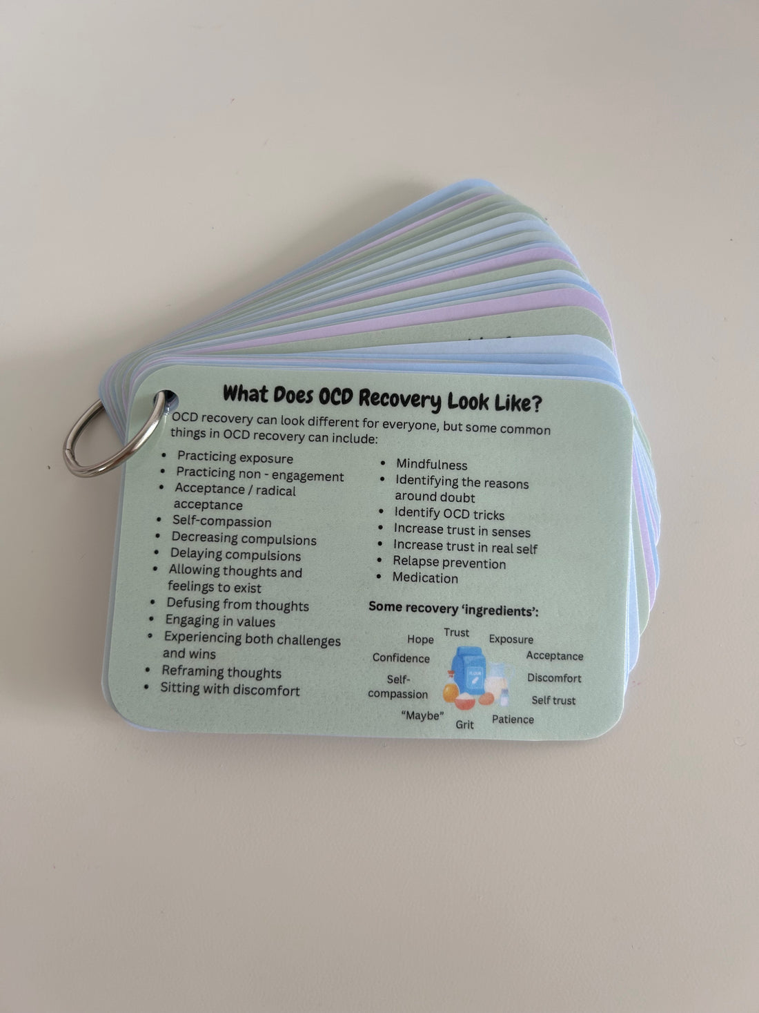 OCD Strategy Cards – Reminders by Amber